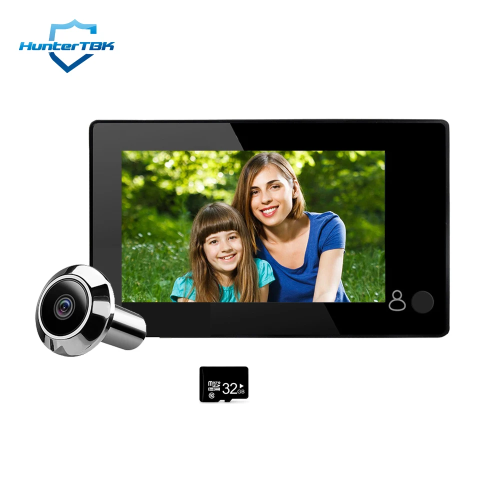 4-3-Inch-Digital-Door-Viewer-Peephole-Camera-Smart-Electronic-Peep-Hole ...