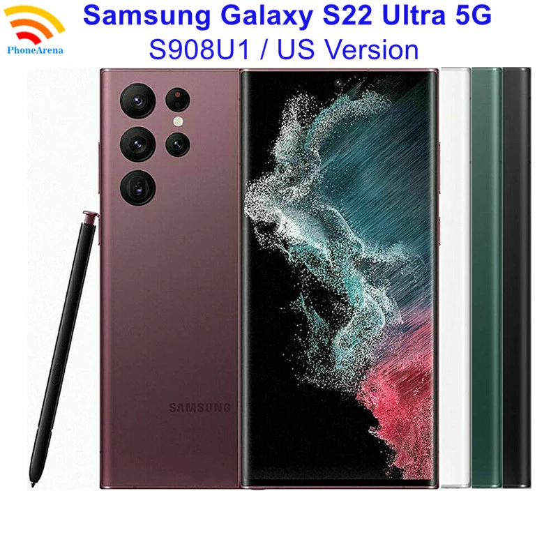 Samsung Galaxy S22 Ultra 5g S908u1 6.8" 8/12gb Ram 128/512gb Rom ...
