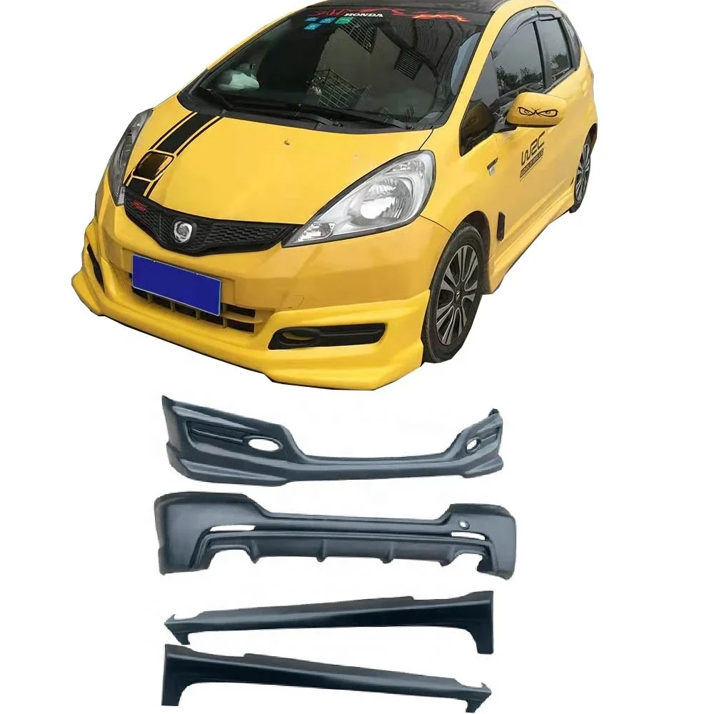 car-bodykit-for-2011-2013-honda-fit-jazz-mugen-style-abs-plastic-for ...