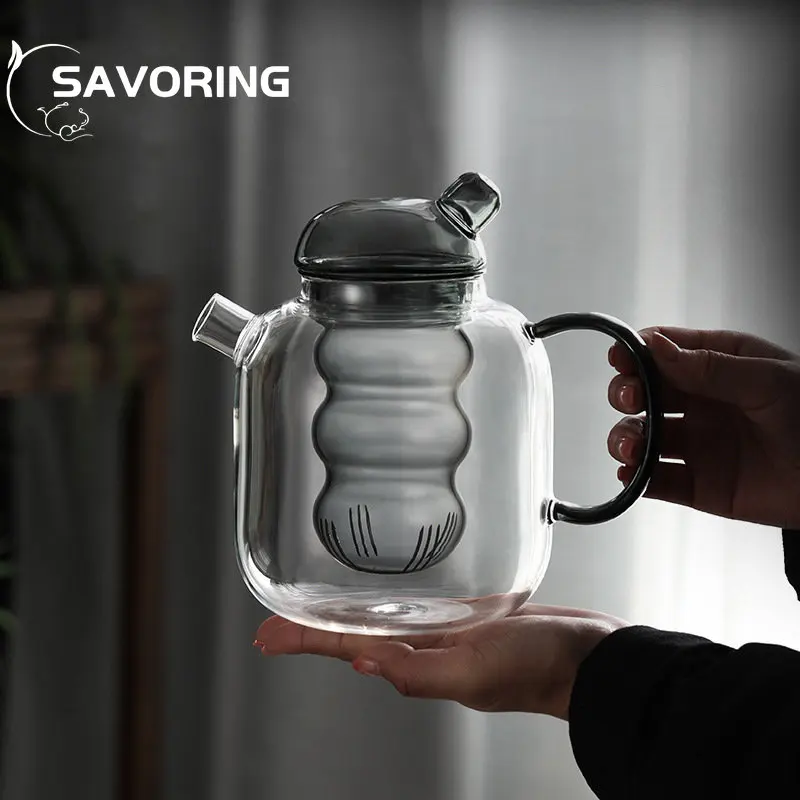1250ML-Boutique-Japanese-Style-Glass-Tea-Pot-Can-Fire-Heating-Kettle ...