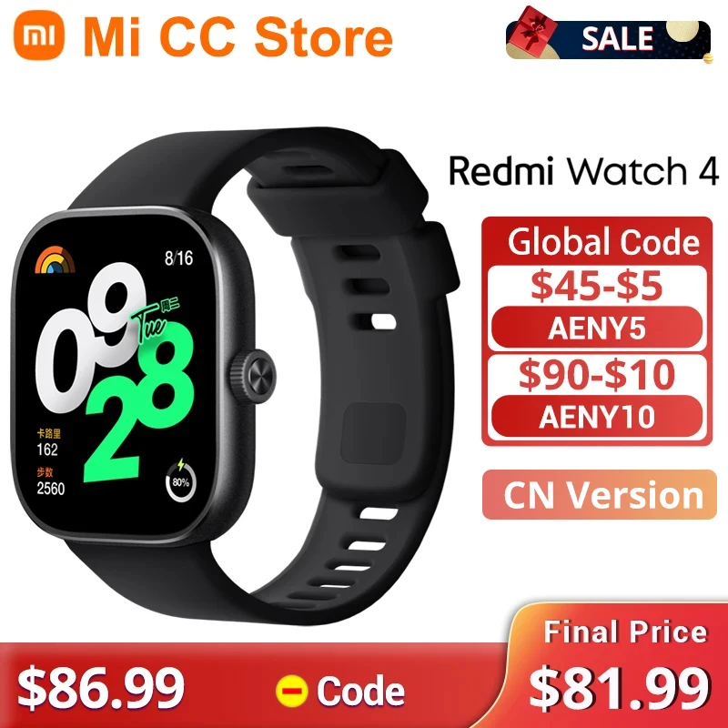 Original-Redmi-Watch-4-Smartwatch-1-97-AMOLED-Display-Support-Bluetooth ...