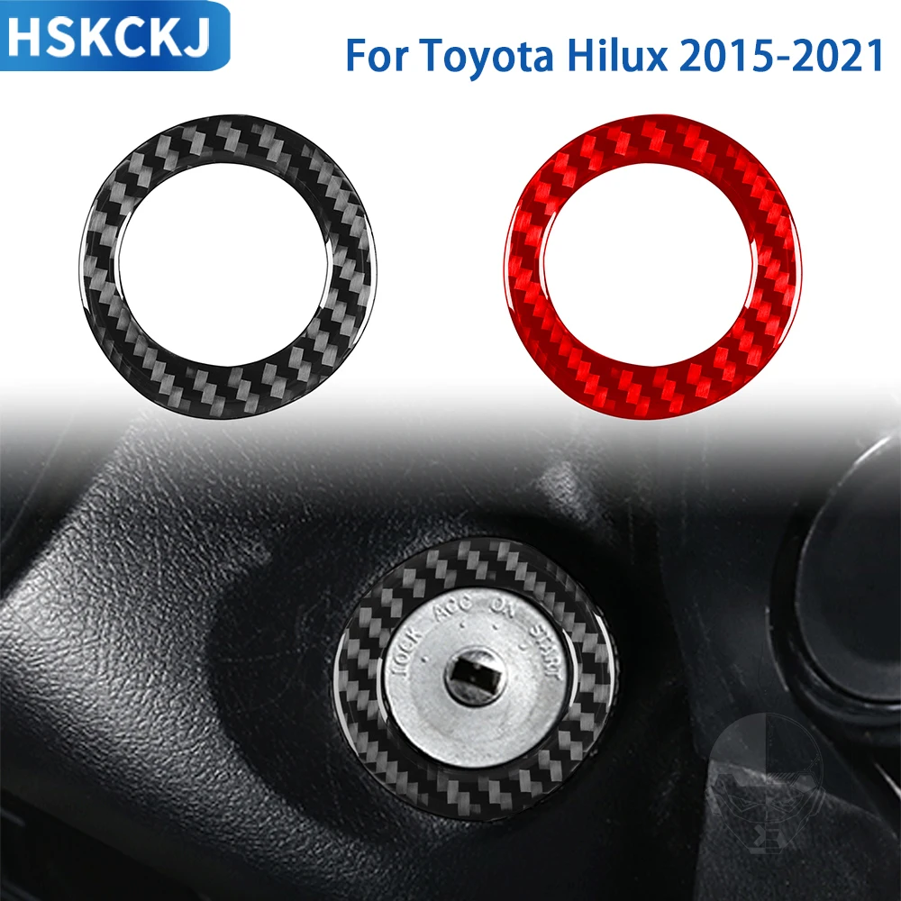 For-Toyota-Hilux-2015-2016-2017-2018-2019-2020-2021-Accessories-Carbon ...
