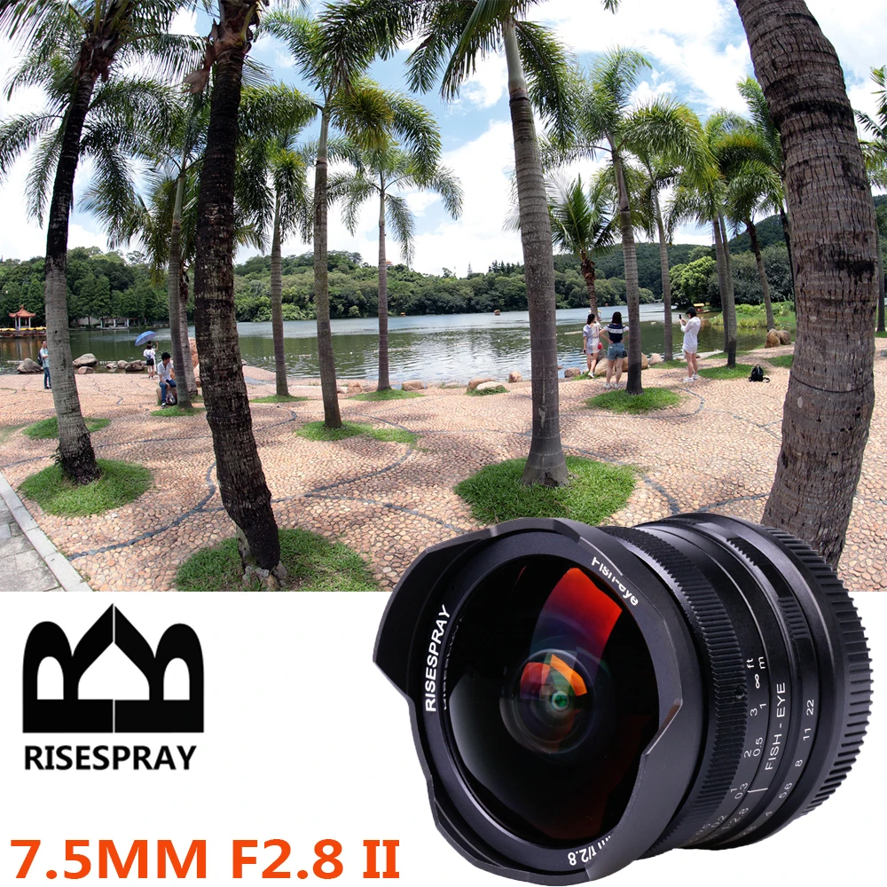Risespray-7-5mm-f-2-8-ii-lente-fisheye-ultra-grande-angular-180-graus ...