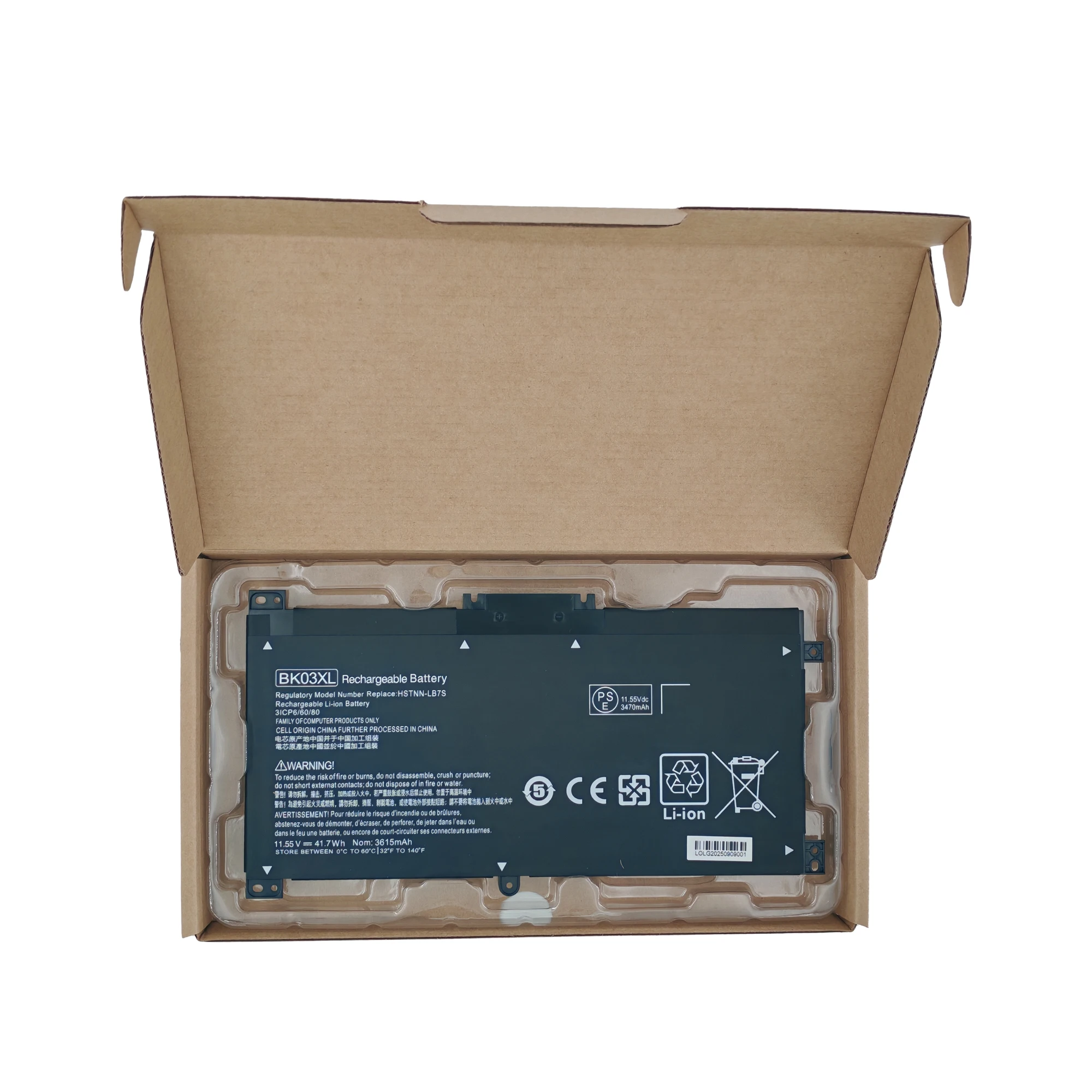 BK03XL laptop Battery for HP Pavilion X360 Convertible 14m-ba0xx 14 ...