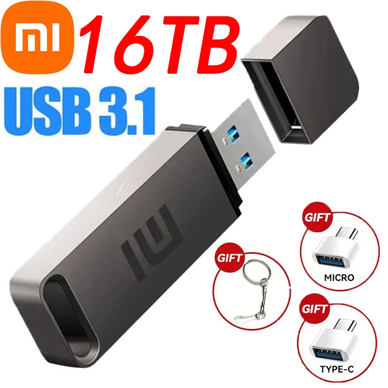 Xiaomi-Flash-Drives-2TB-Usb-3-0-Mini-High-Speed-Metal-Pendrive-16TB-8TB ...