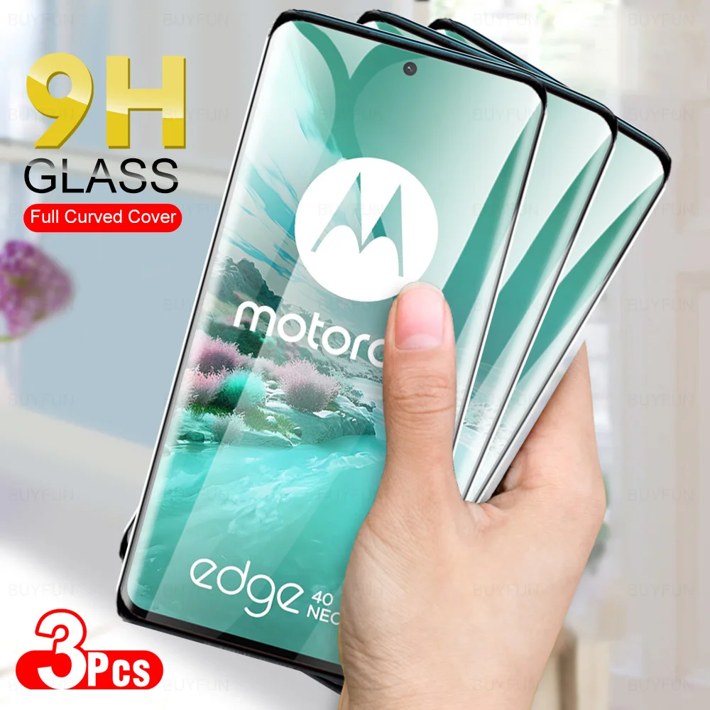 3Pcs-For-Motorola-Edge-40-Neo-Glass-Tempered-Protective-Film-For-Moto ...