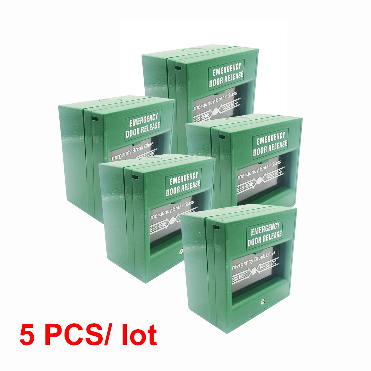 Green-Color-Emergency-Door-Release-Switches-Glass-Break-Alarm-Button ...