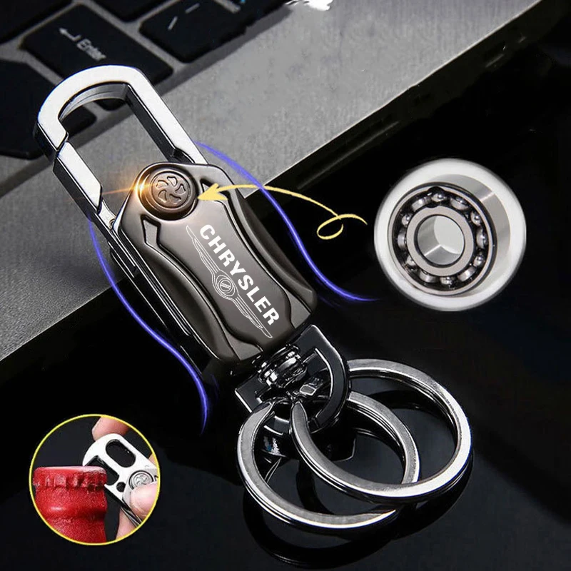 Multifunctional Alloy Key Ring Beer Bottle Opener Keychain for Chrysler ...