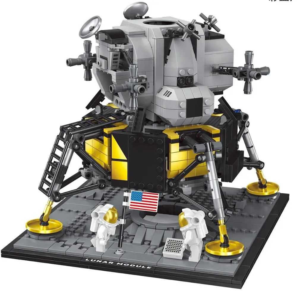Ideas-Creator-Apollo-11-Lunar-Lander-Building-Blocks-Kit-Bricks-Sets ...