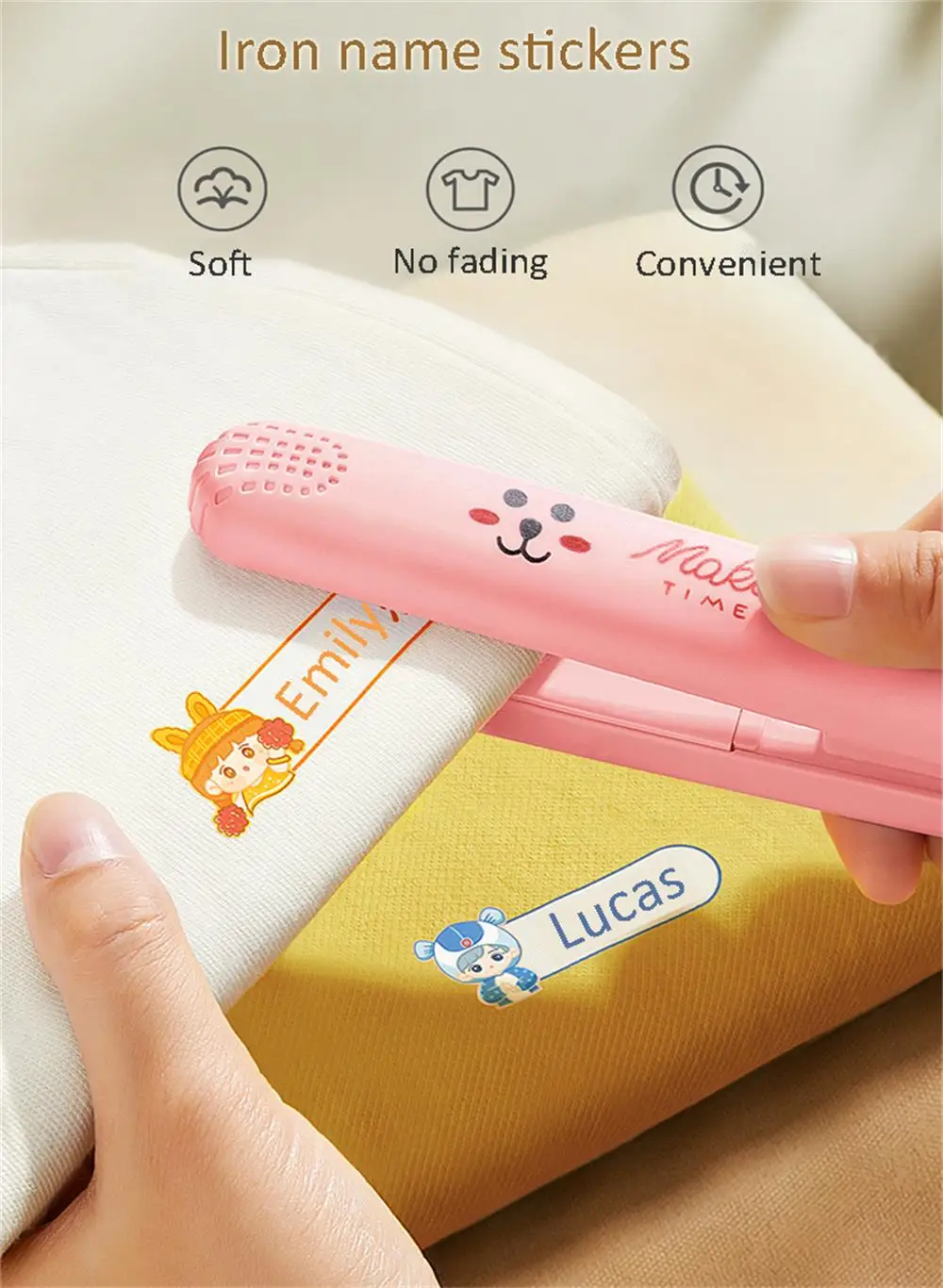 Customized-Name-Ironing-Tag-Cartoon-Pattern-Waterproof-Sewing-Free ...