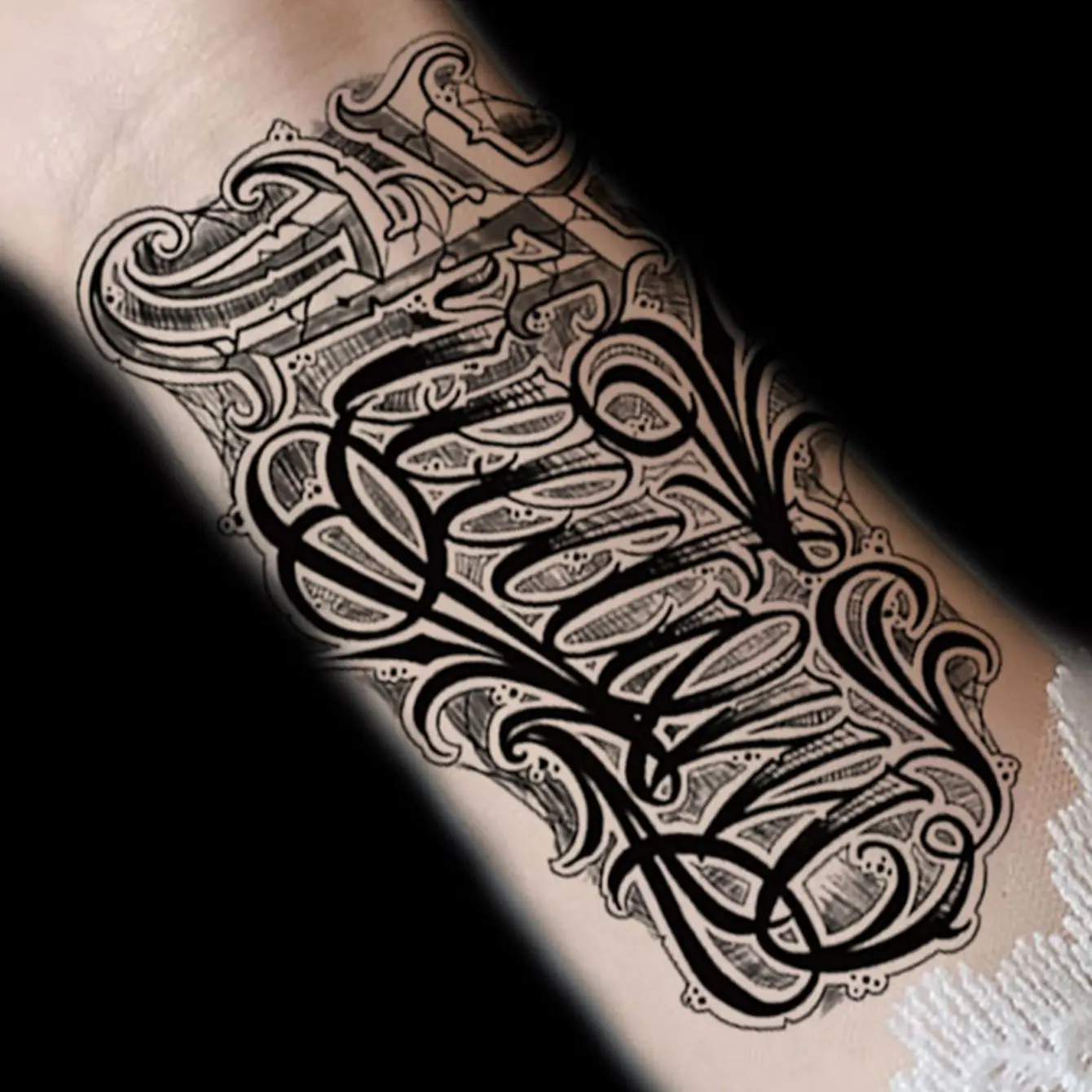 Gothic Letter Tattoo Designs