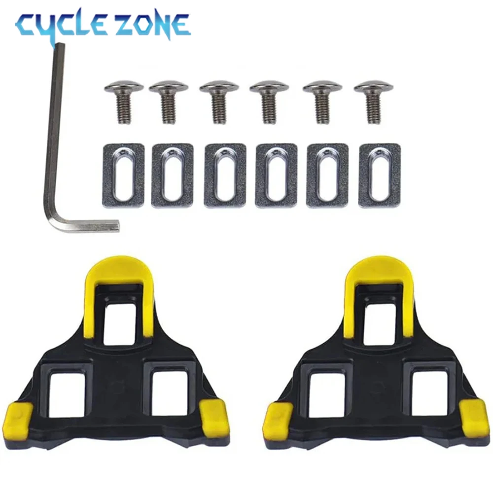 Road-Bike-Pedal-Cleat-SPD-Bicycle-Pedals-Self-locking-Plate-Clip-for ...