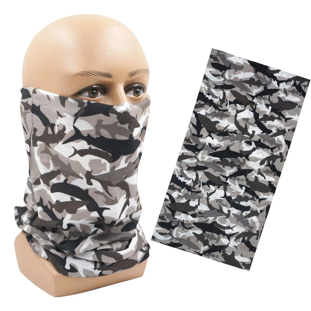 Hot Sale Camo Neck Gaiter UV Protection Quick-dry Seamless Bandana ...