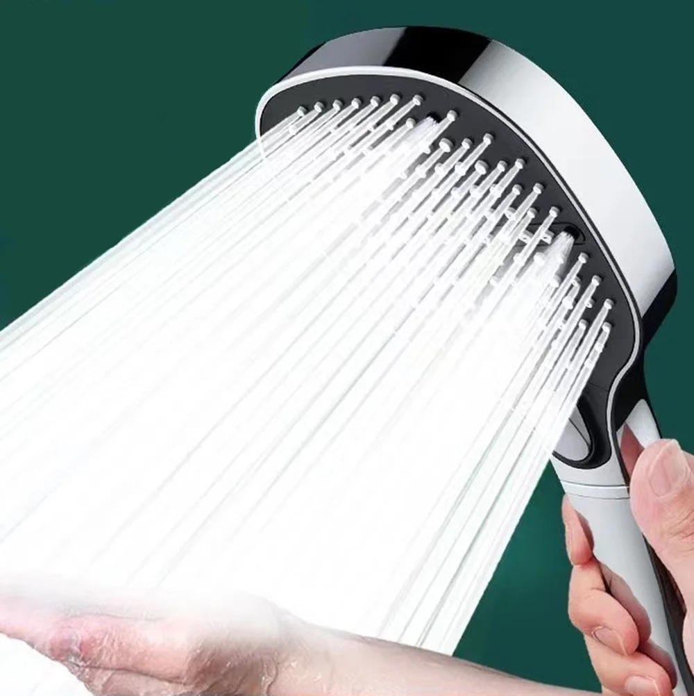 New-130mm-High-pressure-Large-Flow-Shower-Head-3-Modes-Spray-With ...