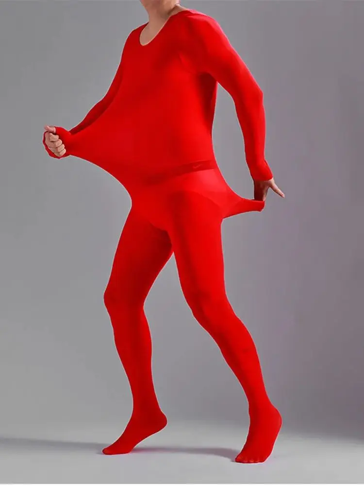 Without-Thin-Thick-Fleece-Bodystocking-Unisex-Back-Take-Off-Bodysuit ...