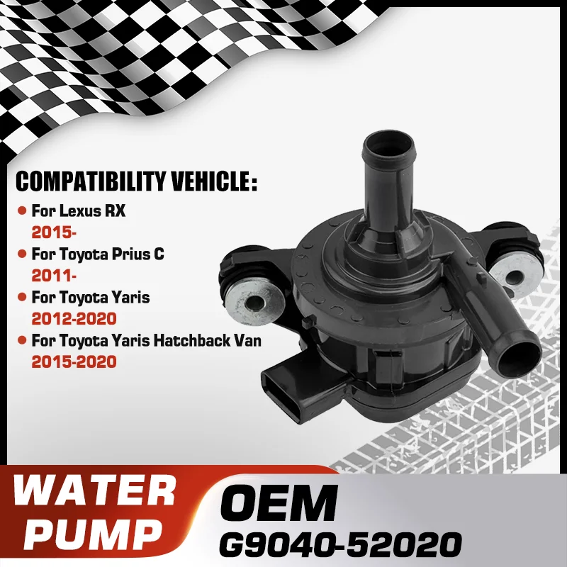 Car Engine Electronic Cooling Auxiliary Water Pump For Lexus RX Toyota ...