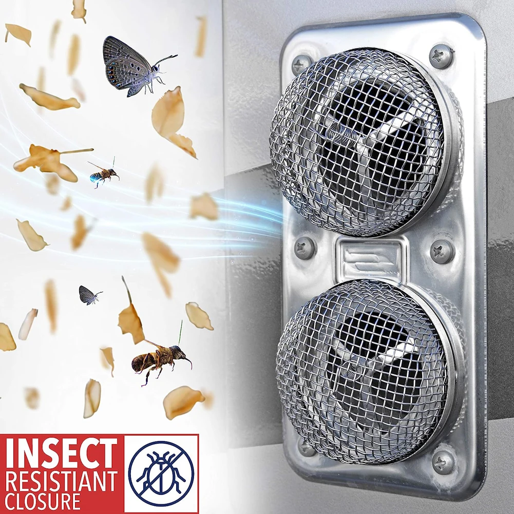 RV Furnace Vent Cover Insect Bug Net Flying Insect Screen Stainless ...