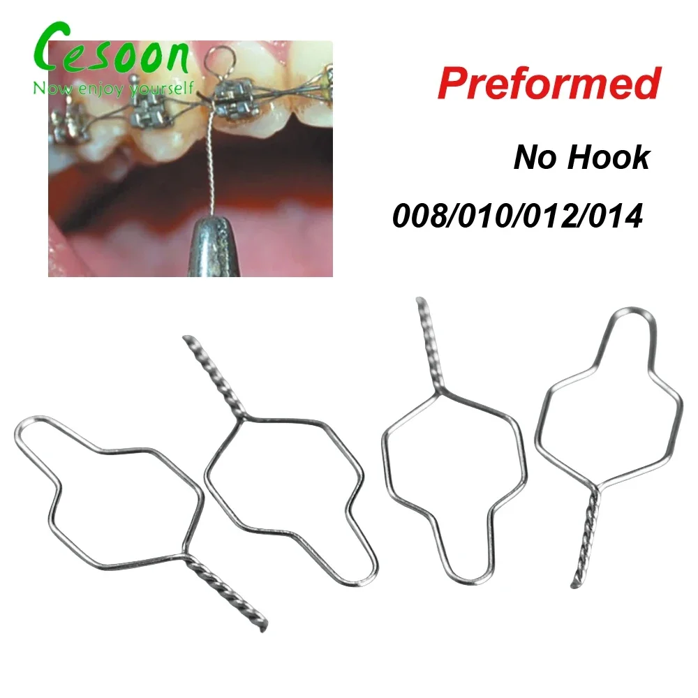 Dental Orthodontic Kobayashi Ligature Ties Wire 100pc 100-Piece Dental ...
