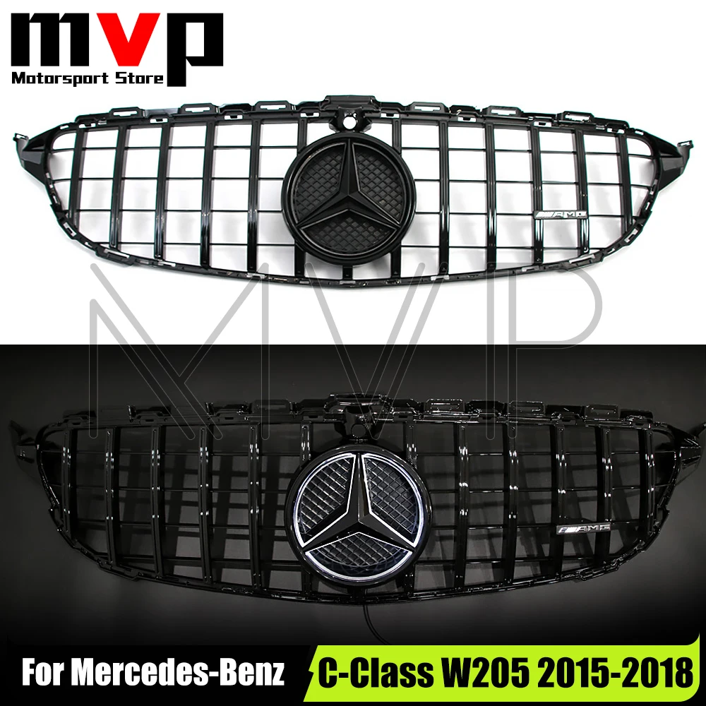 GTR Style Racing Grille With Illuminated OE Style Emblem Logo For ...