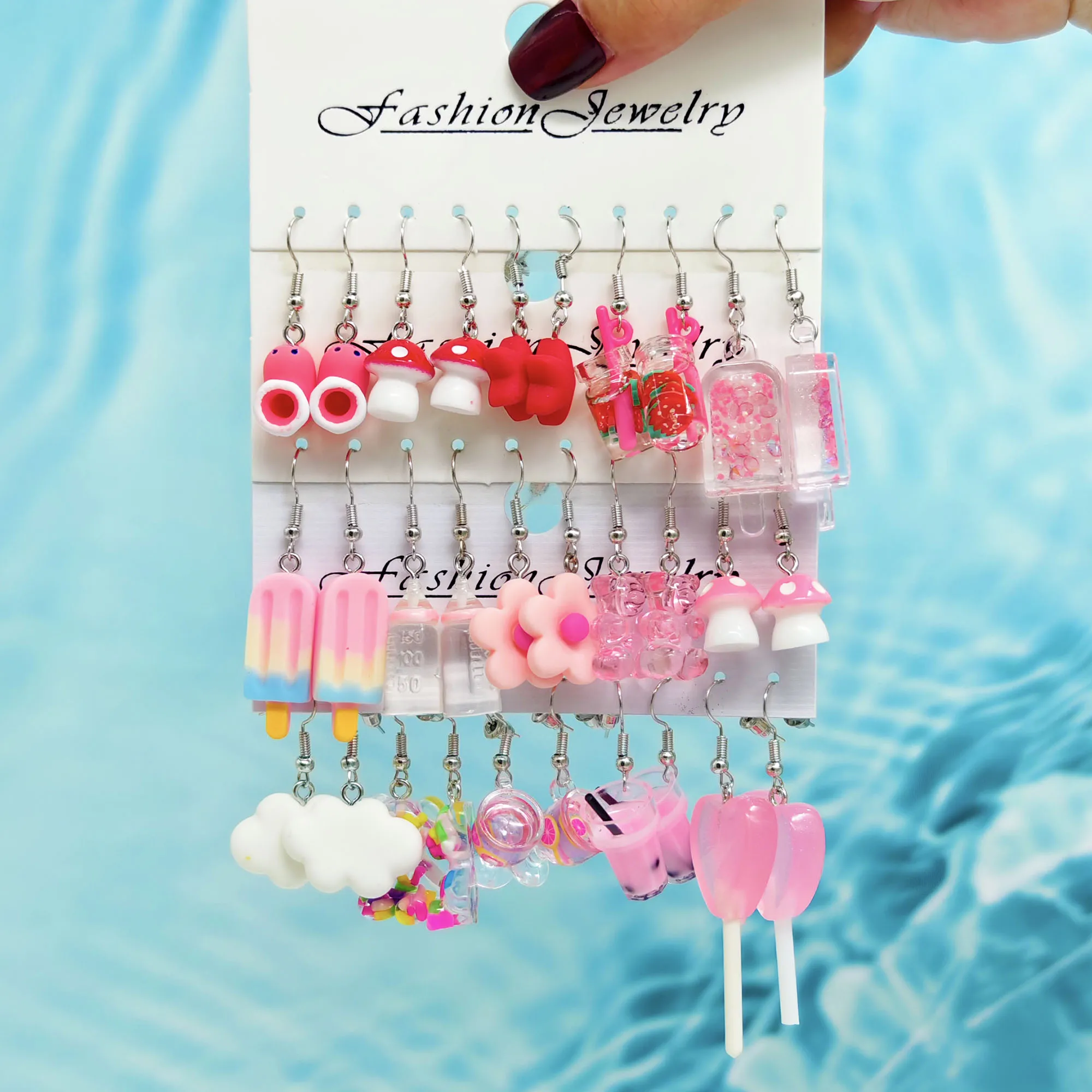 30pcs-candy-color-matching-resin-earrings-mushroom-star-teddy-bear-lollipop-combination-set.jpg