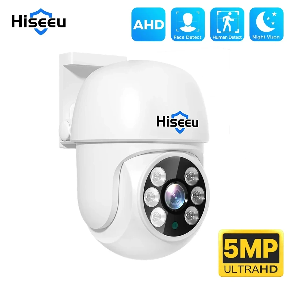 Hiseeu-5MP-AHD-PTZ-Camera-impermeabile-sorveglianza-di-sicurezza ...