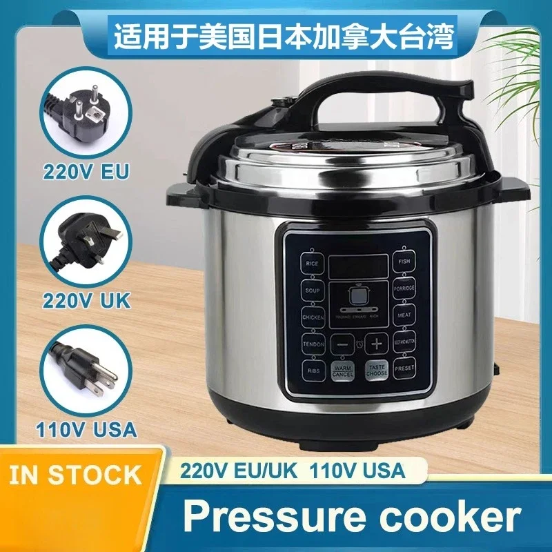 110V/220V Smart Electric Pressure Cooker Multifunctional Large Capacity ...