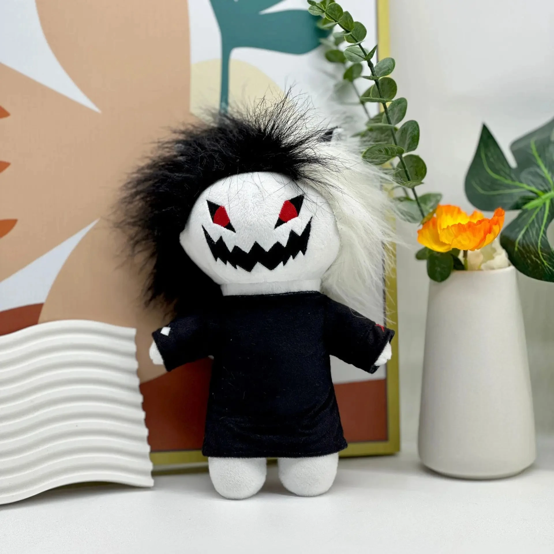 27cm-Zxc-Cat-Plush-Toys-Halloween-Fears-of-Being-a-Black-and-White-Bar ...