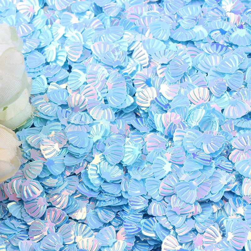 Iridescent Seashell Party Confetti Shell Glitter Colorful Sparkles for ...