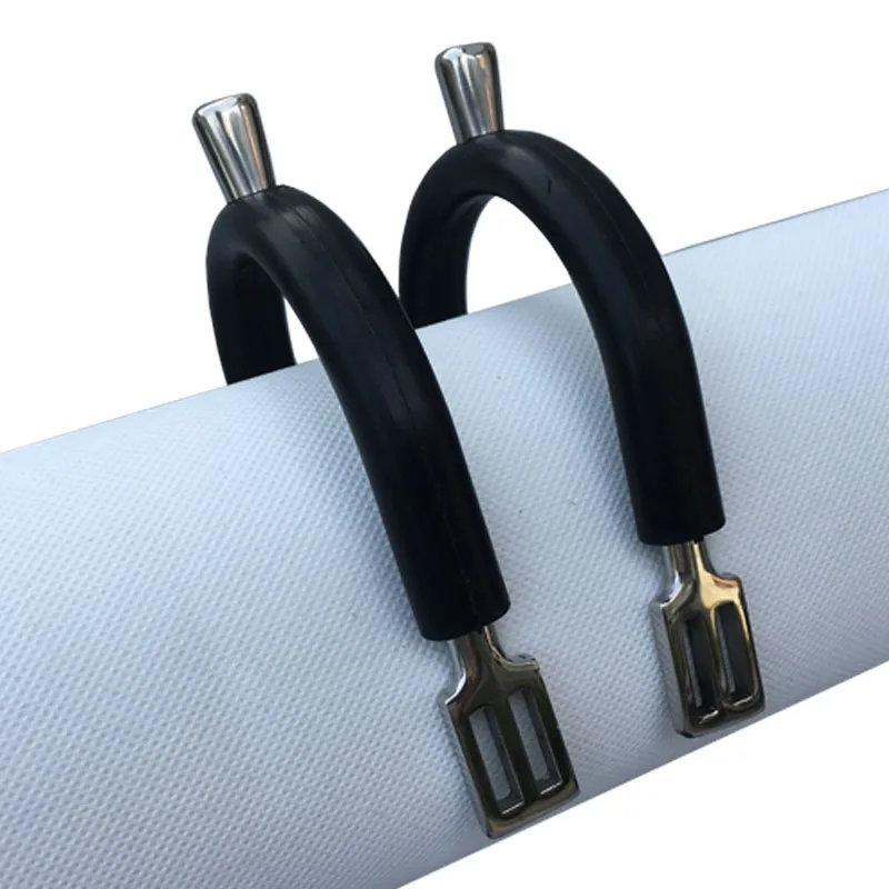 Stainless-Steel-Riding-Spur-17mm-Short-Shank-Ball-End-English-Spurs ...