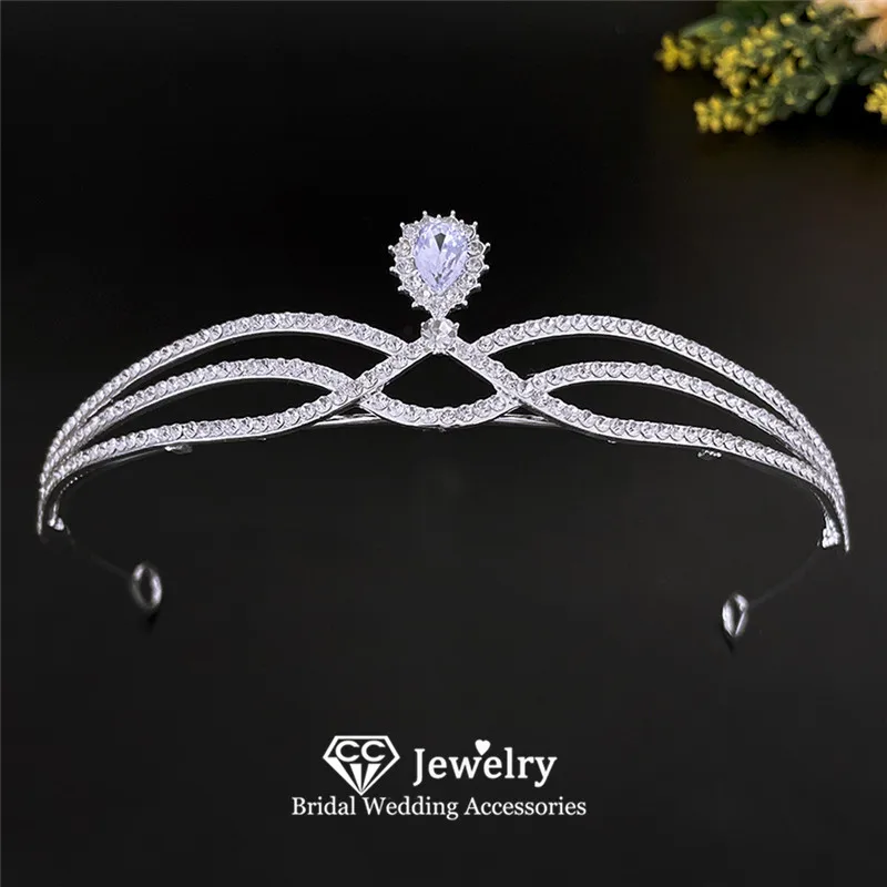 CC Vintage Crown Wedding Hair Accessories Women Hairwear Bridal ...