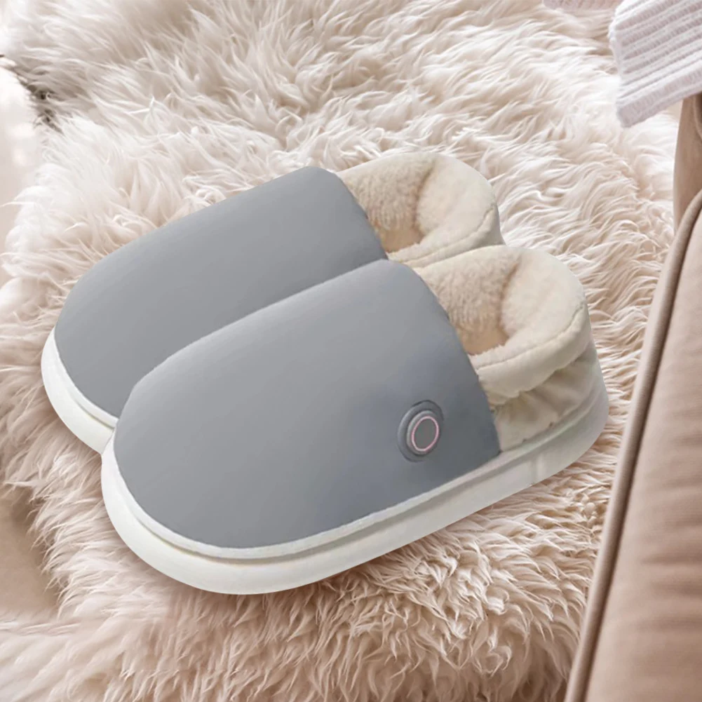 Heated-Slippers-Thickened-Electric-Heating-Slippers-3-Heating-Levels ...