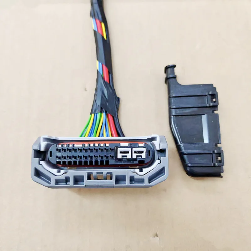 24 Pin/way Headlight Lamp Assembly Connector Plug With Cover Wiring ...