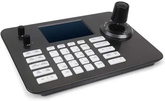 4D Joystick Network PTZ Controller support POE ONVIF PTZ Cameras IP ...