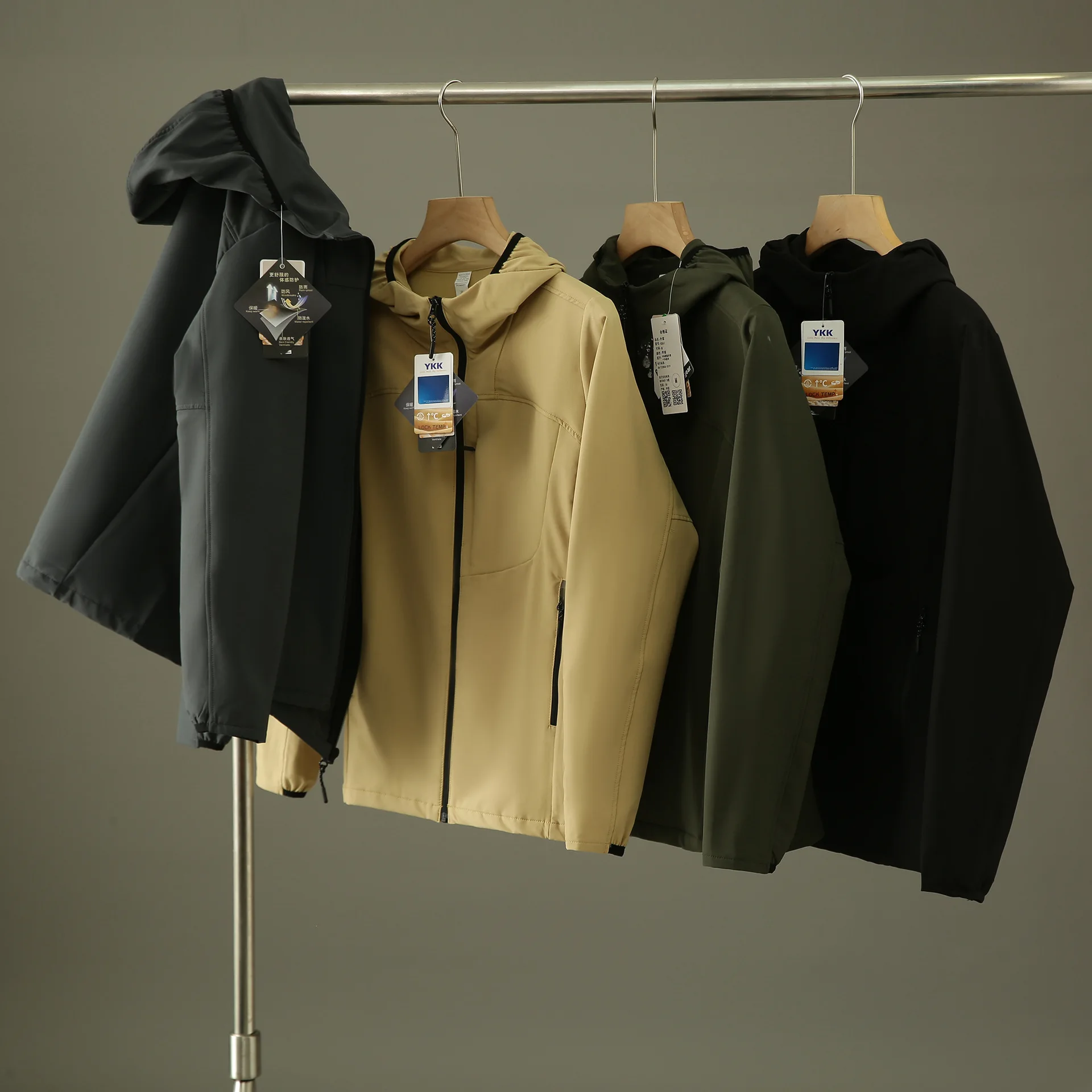 Autumn-Mens-Jacket-City-Outdoor-Fleece-Jackets-Windproof-and-Waterproof ...