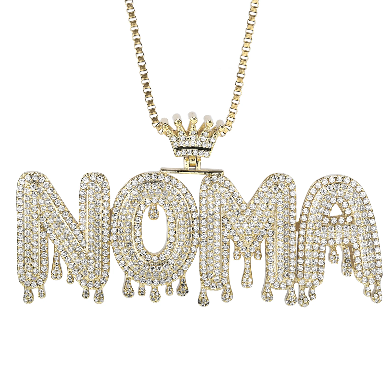 16inches-20inches-22inches-Hip-Pop-CZ-Moissanite-Cuban-Chain-VVS1 ...