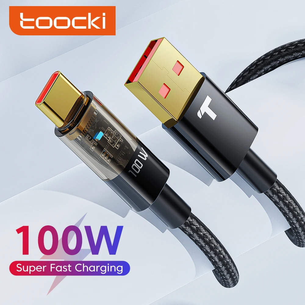 Toocki-USB-Type-C-Cable-100W-66W-Super-Fast-Charging-Cable-For-Huawei ...