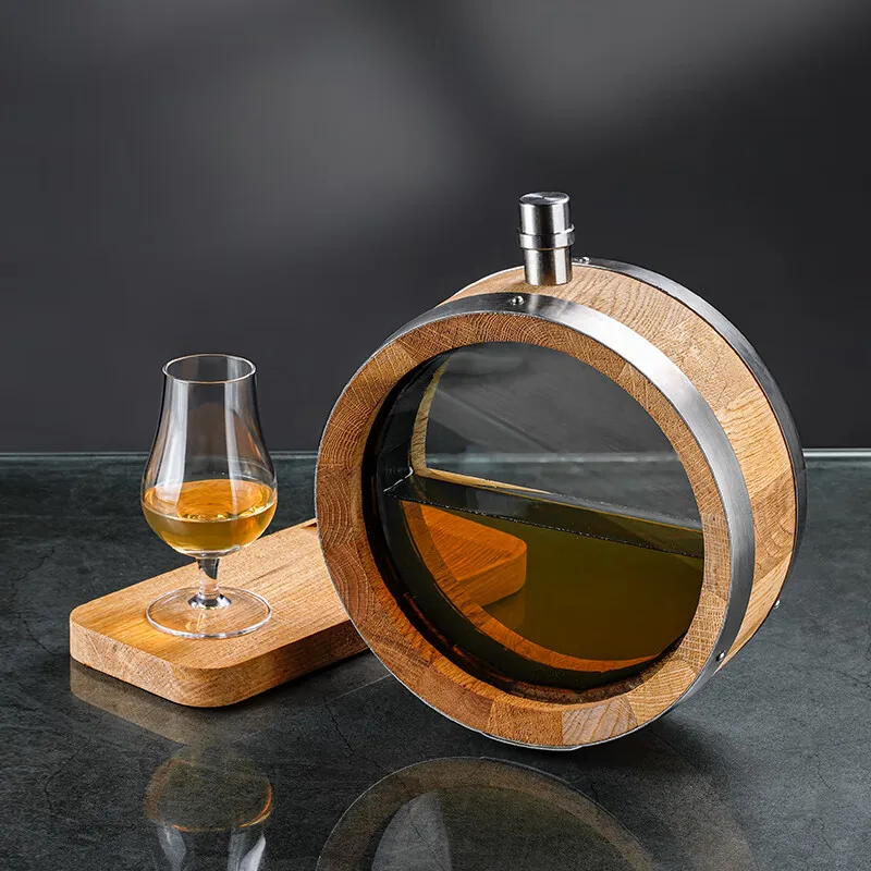 O-Shaped-Oak-Wine-Barre-2000ML-Virgin-Wooden-Wine-Barrels-Dining-Bar ...