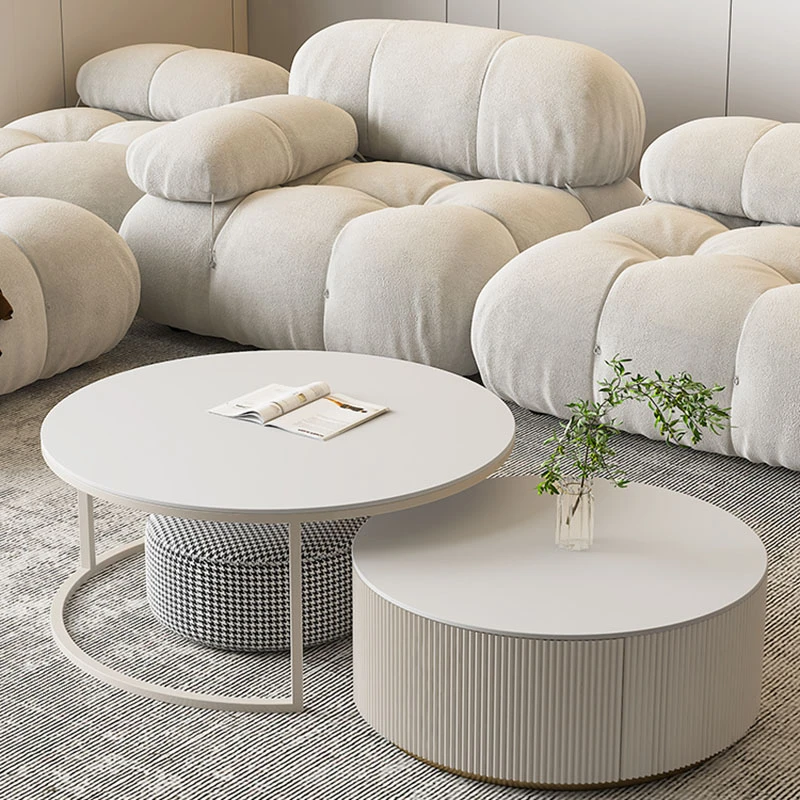 Stone Waterproof Coffee Table Unique Nordic Simple Modern Coffee Table ...