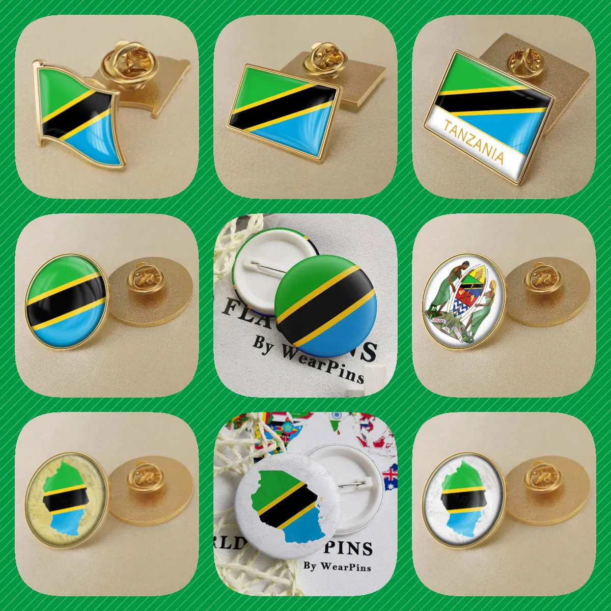 Tanzania-Tanzanians-Flag-National-Emblem-Brooches-Badges-Lapel-Pins.jpg