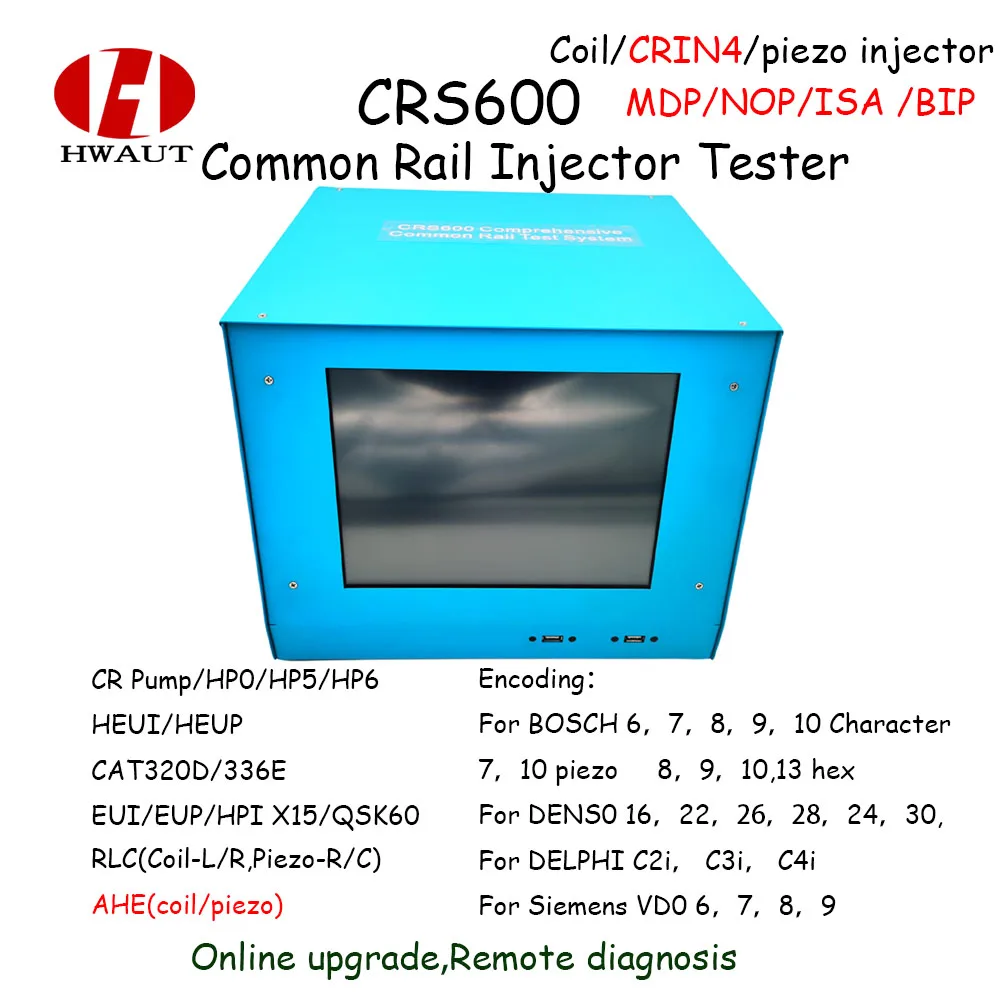 Hwaut-CRS600-QR-IQA-AHE-Common-Rail-Injector-Test-Oil-Pump-EUI-EUP-HEUI ...