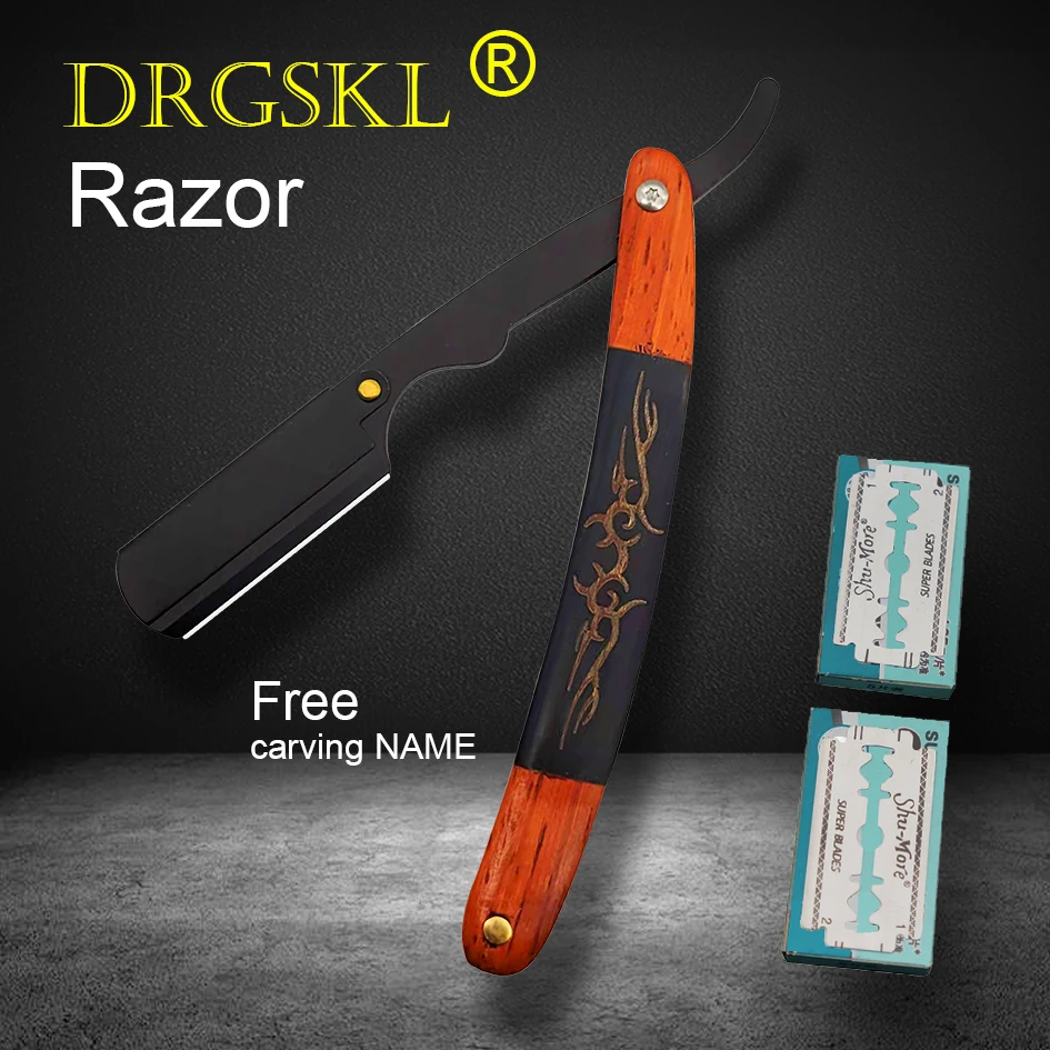 Drgskl Manual Shaving Razor Classic Men's Safety Razor Portable Face ...