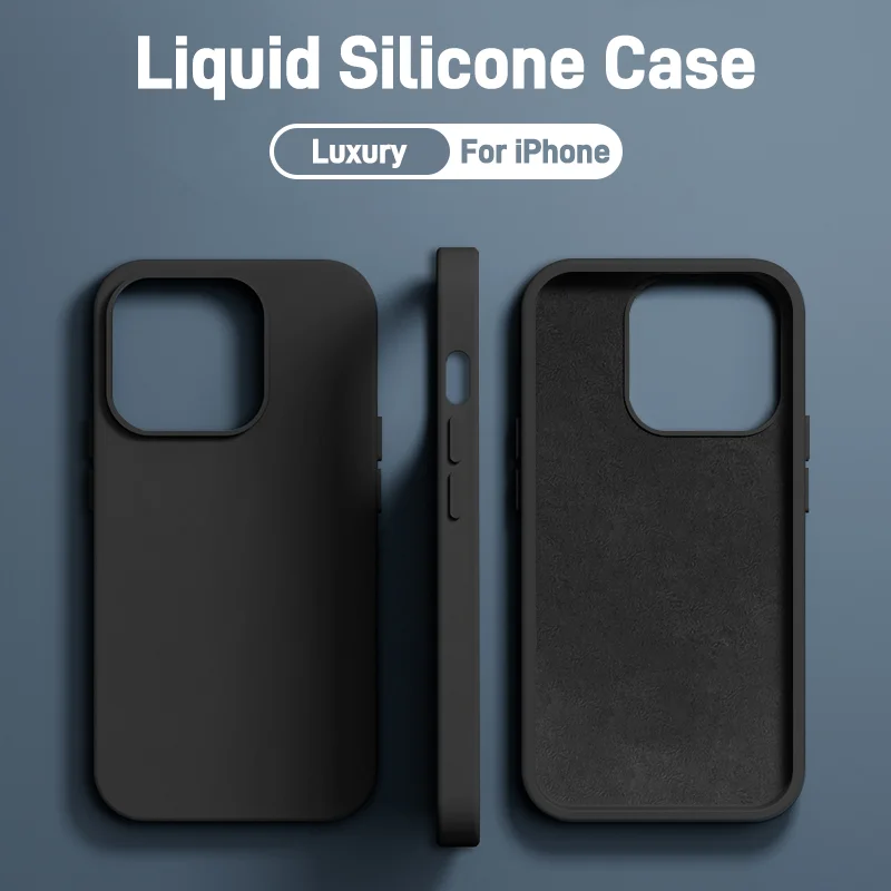 Luxury-Liquid-Silicone-Case-Soft-Protection-For-iPhone-15-14-13-12-11 ...