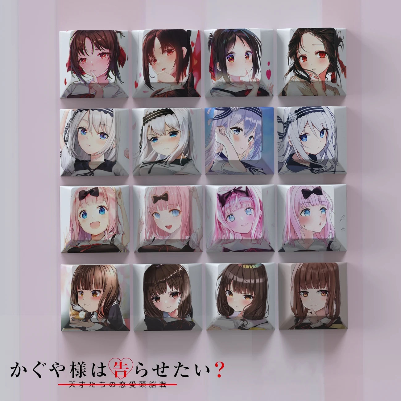 4-Keys-set-Kaguya-sama-Love-Is-War-Keycaps-PBT-Dye-Sublimation-Key-Caps ...
