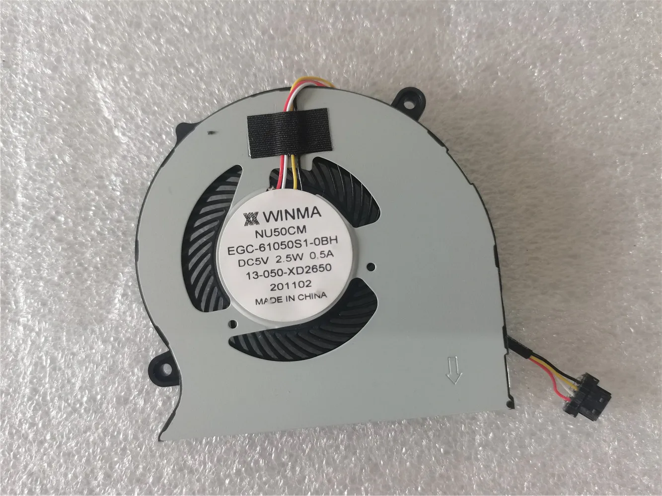 FAN FOR WINMA EGC-61050S1-0AH 5V 2.5W 6-31-N14WS-102-1 CLEVO N140WU ...