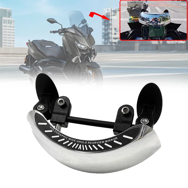 Fit-For-Yamaha-X-MAX-XMAX-125-250-300-400-Windscreen-180-Degree-Blind ...