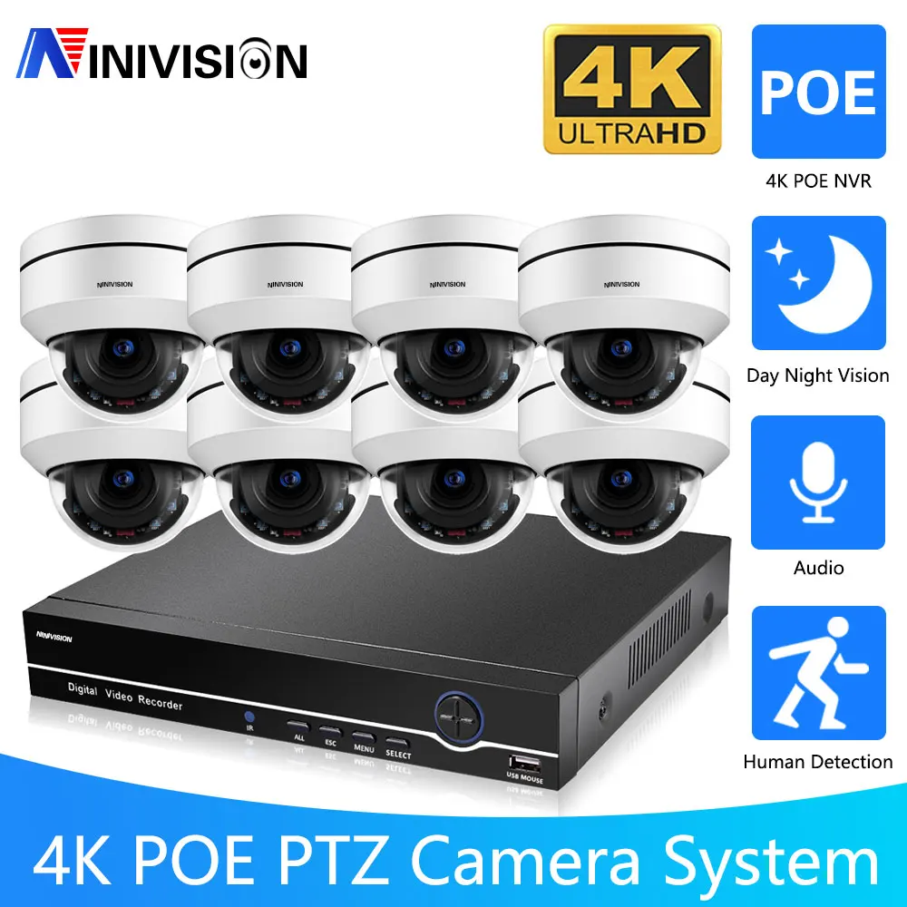 Sistema-de-c-mara-IP-de-seguridad-Kit-de-videovigilancia-NVR-detecci-n ...
