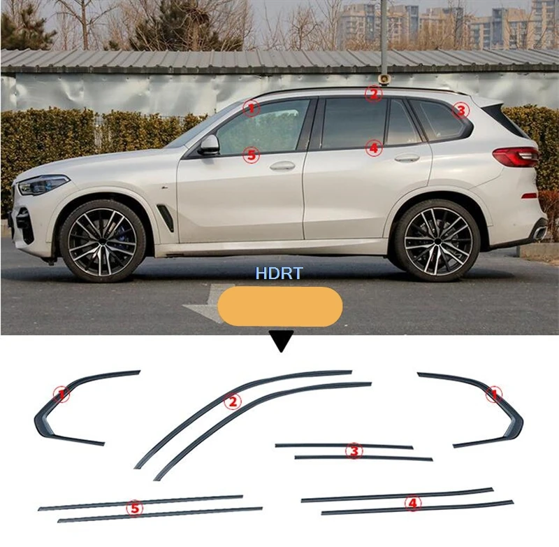 Stainless-Steel-Car-Door-Full-Window-Frame-Window-Sill-Molding-Trim ...