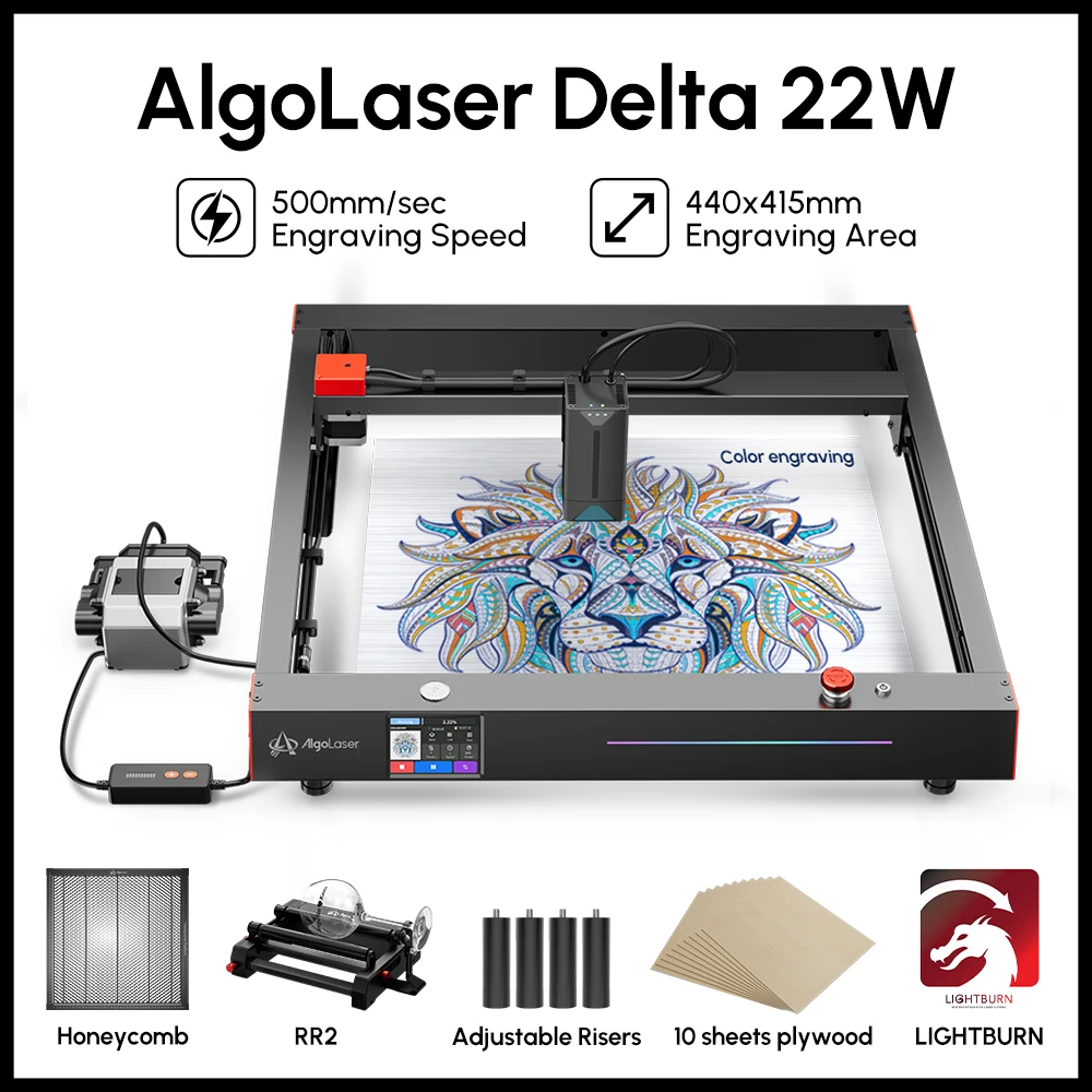 Delta-Laser-Master-22W-Engraver-Woodworking-Tools-Powerful-Wood-Cutter ...
