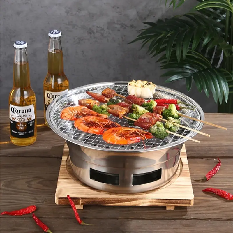 A-Surrounding-Furnace-Stainless-Steel-Smokeless-Circular-Outdoor ...