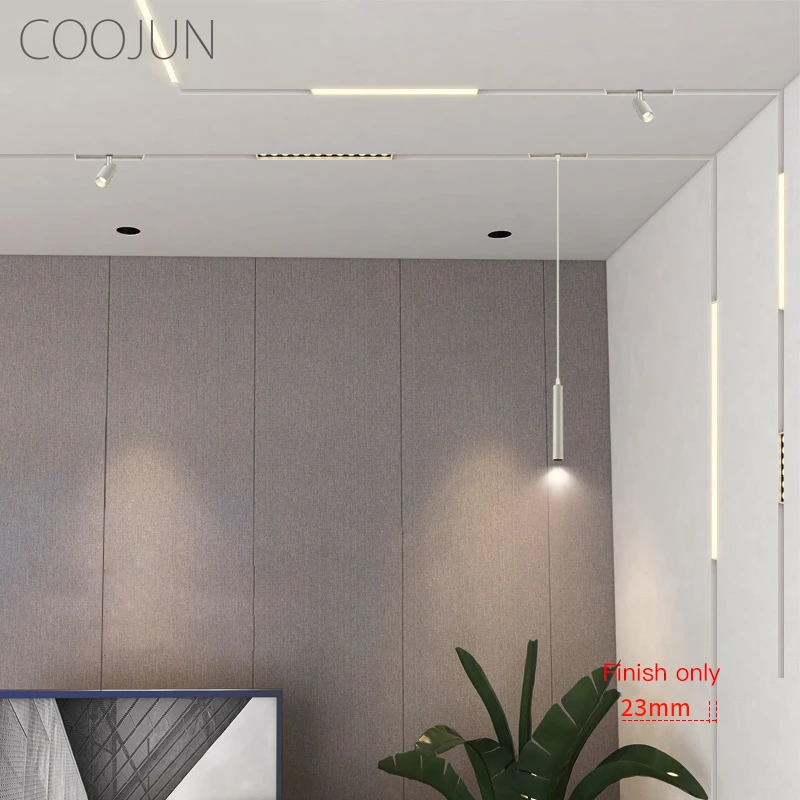 Coojun Modern Recessed Magnetic Track Lights Design Spotlight Led ...